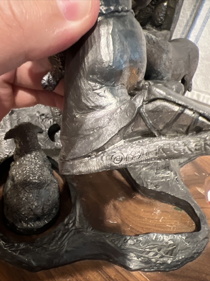 Nativity Scene Set Michael Ricker Heavy Large Solid Pewter 1989 - 1991 ...