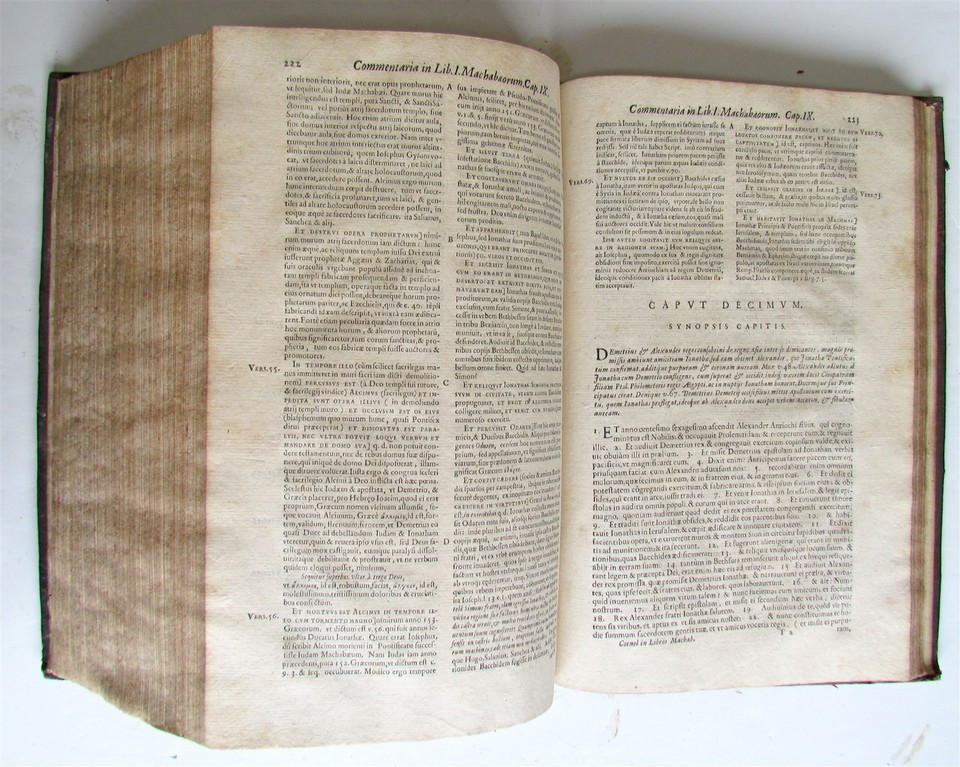1664 BIBLE TORAH COMMENTARY OLD TESTAMENT IOSUE IUDICUM RUTH antique ...