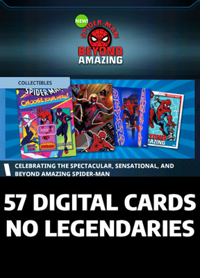 TOPPS MARVEL COLLECT SPIDER-MAN BEYOND AMAZING EPIC+SR+R+UNCOMM 57 ...