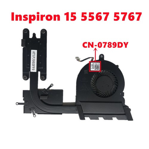 CN-0789DY For dell Inspiron 15 5567 5767 CPU GPU Cooling Heatsink FAN ...