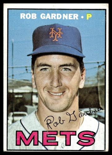 1967 Topps #217 Rob Gardner New York Mets VG-VGEX crease | eBay