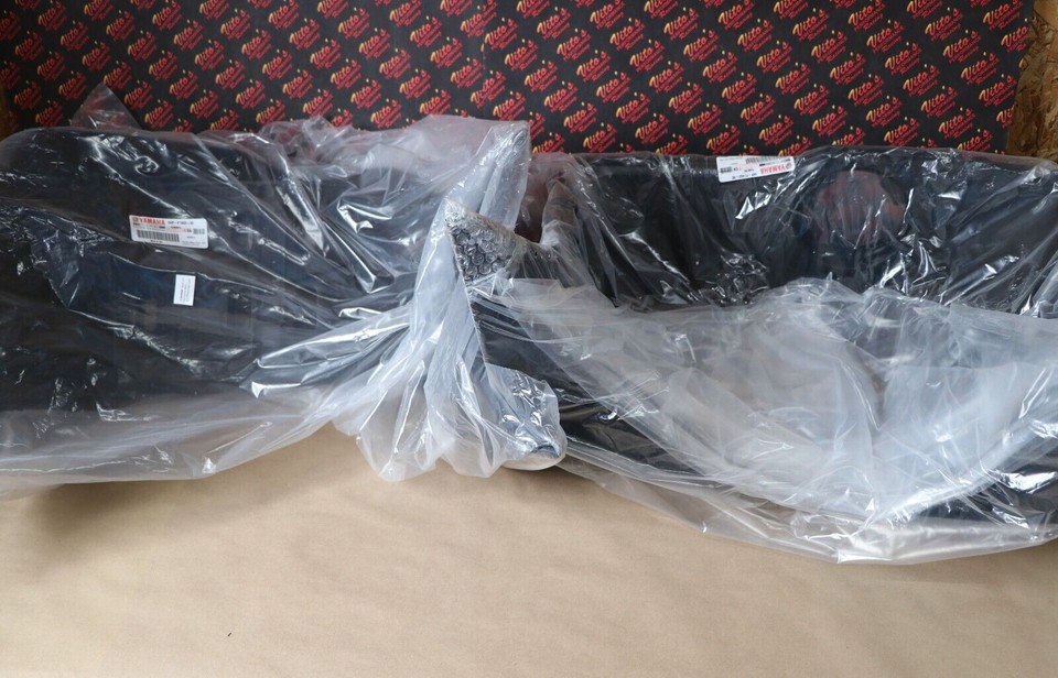 2 x OEM Floorboard footrest footwell guards L+R Yamaha Kodiak Grizzly ...