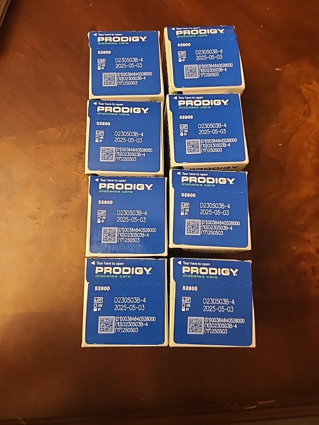 PRODIGY No Coding Blood Glucose Test Strips - 50 Strips (52800) Lot Of ...