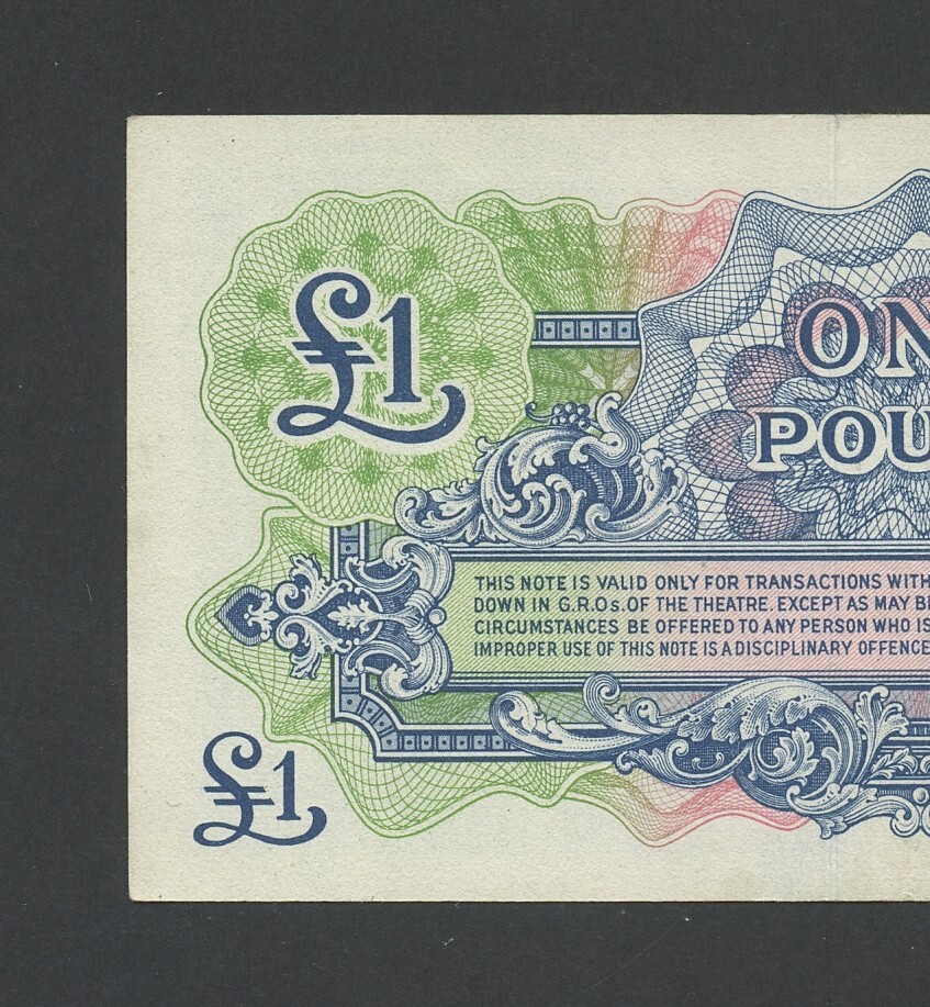 BRITISH ARMED FORCES £1 note 1946 Krause M15 England Banknotes | eBay UK