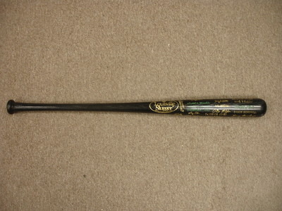 1992 Atlanta Braves NL Champions Louisville Slugger Black Baseball Bat ...
