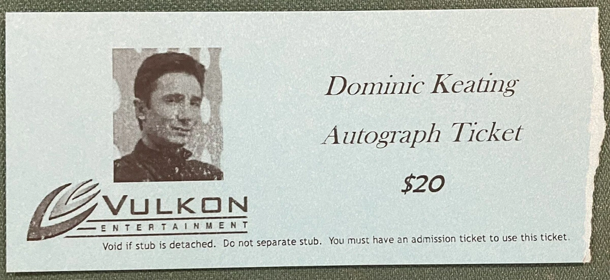 discounts purchase Star Trek Enterprise Autograph Card Dominic Keating ...