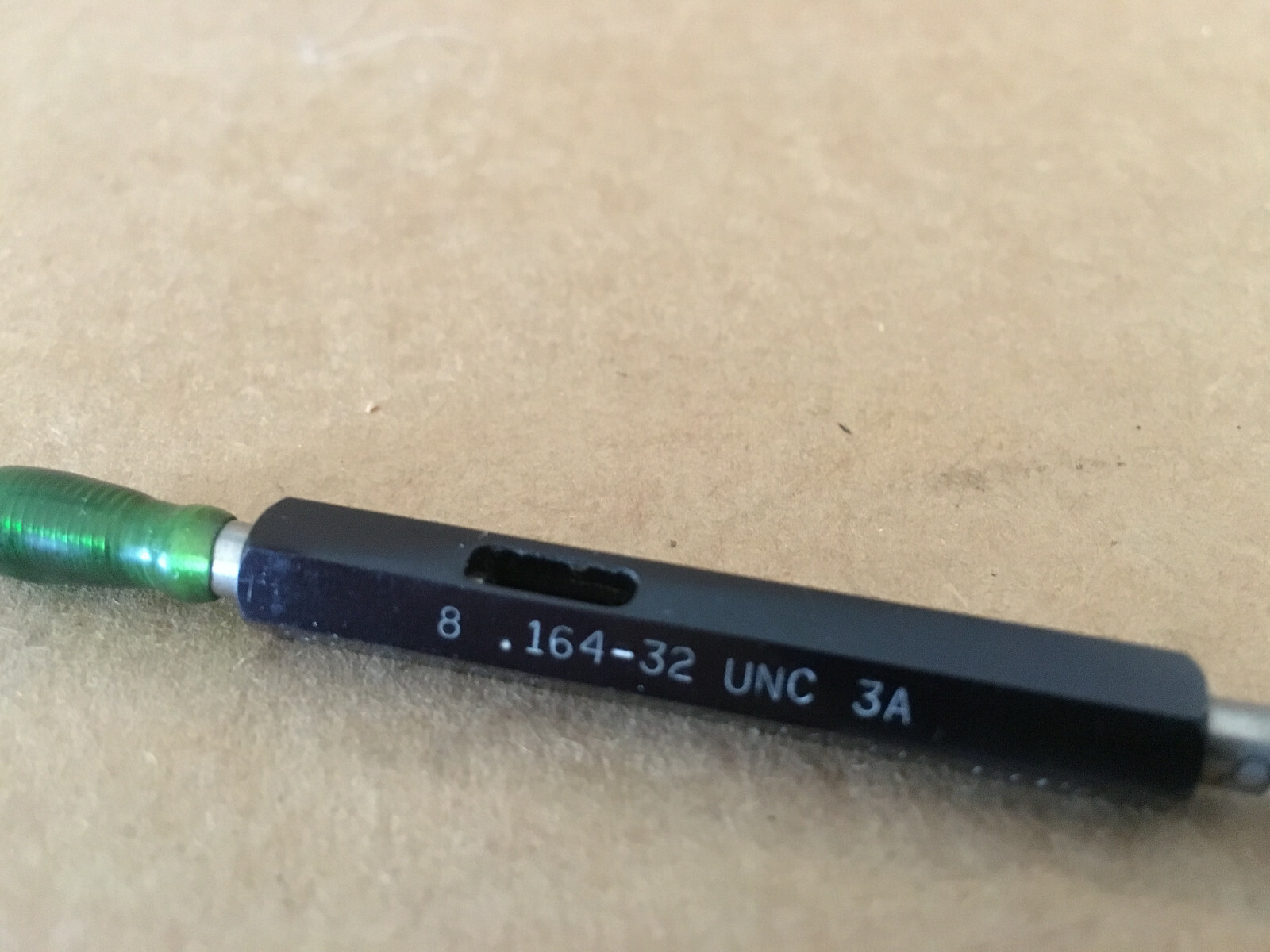 ALAMEDA 8.164-32 UNC 3A THREAD SET PLUG GAGE GO NO GO P.D.'S = .1437 ...