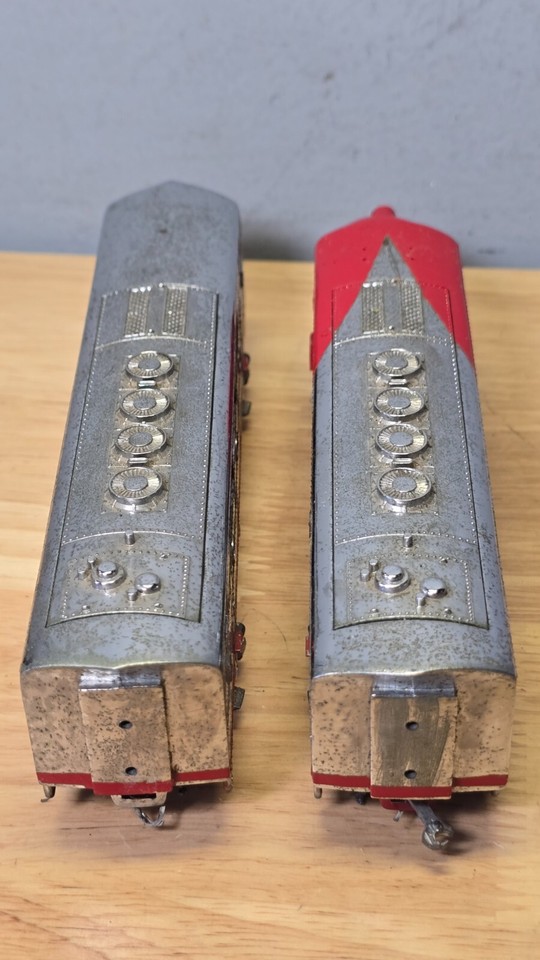 VARNEY CHROME DIESEL LOCOMOTIVE HO Scale 1946 1947 A&B Shells Vintage F ...