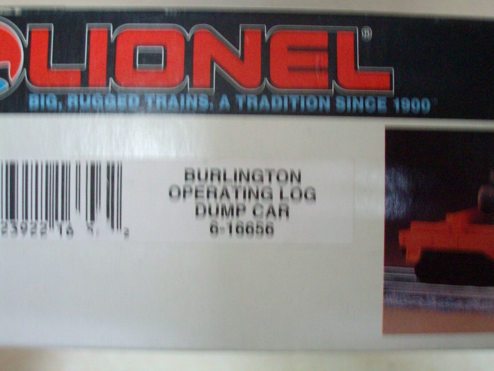 lionel operating burlington log car #16656 | eBay
