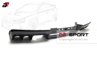 Carbon Fiber Rear Bumper Diffuser fits for Mitsubishi Lancer Evolution ...