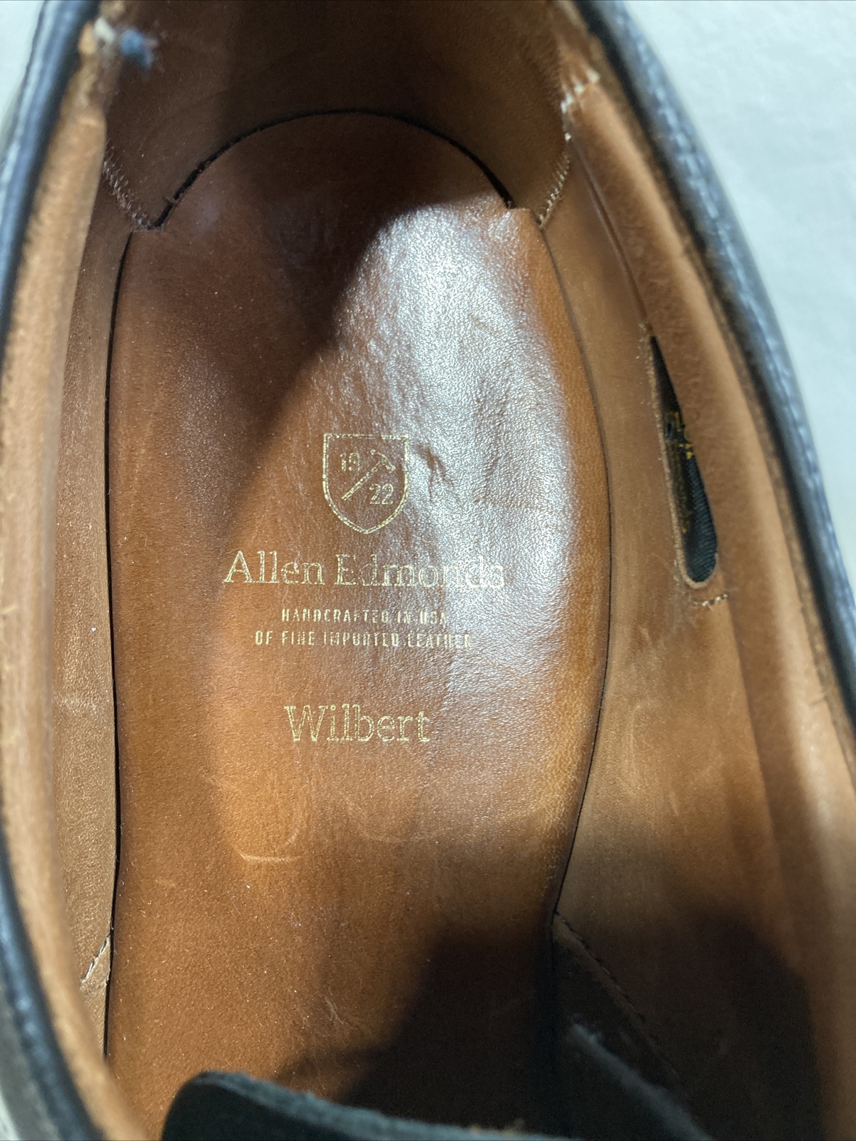 Allen Edmonds "Wilbert" Men's Casual Leather Blucher Oxford 13AAA Black ...