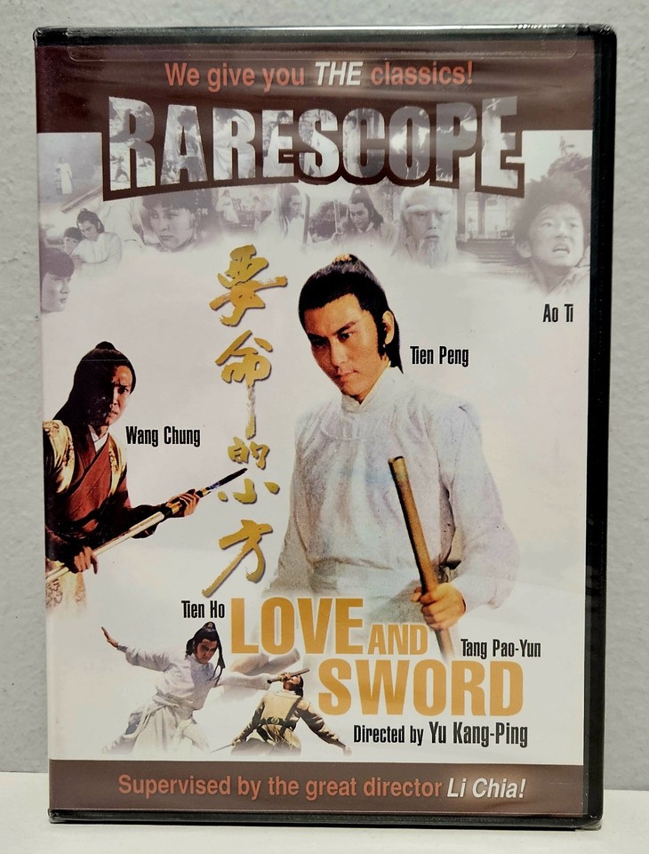 Love And Sword (DVD, 1979) Martial Arts, Yu Kang-Ping, Wang Chung, Tien ...