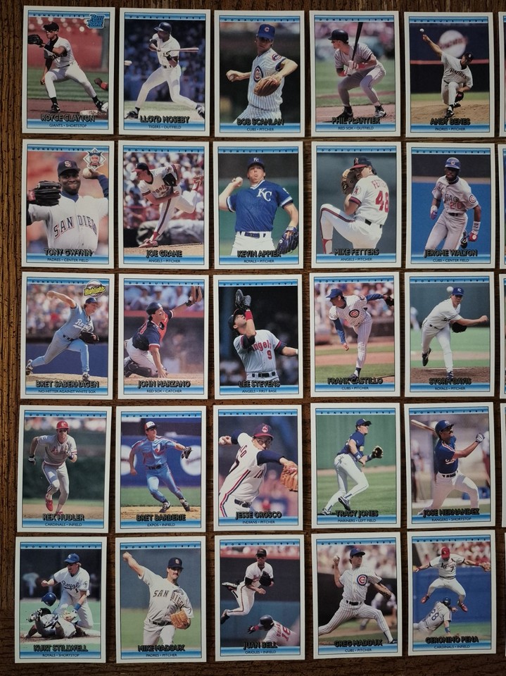 1992 Donruss Baseball Sports Trading MLB Card 34 Card Lot Modern Age No ...