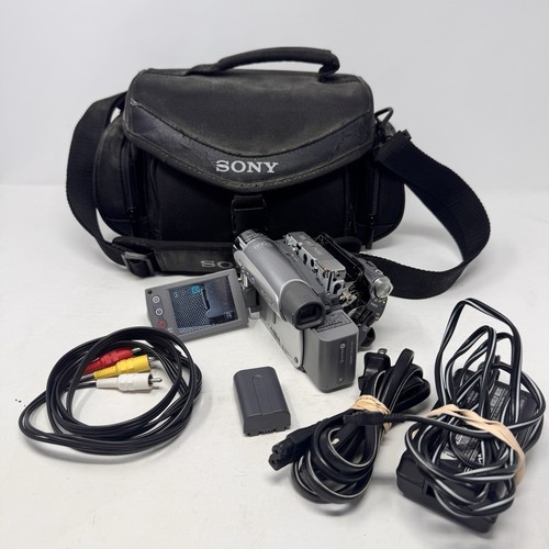 Sony Handycam DCR-HC26 Digital Video Camera Recorder 800x Zoom, Silver | eBay