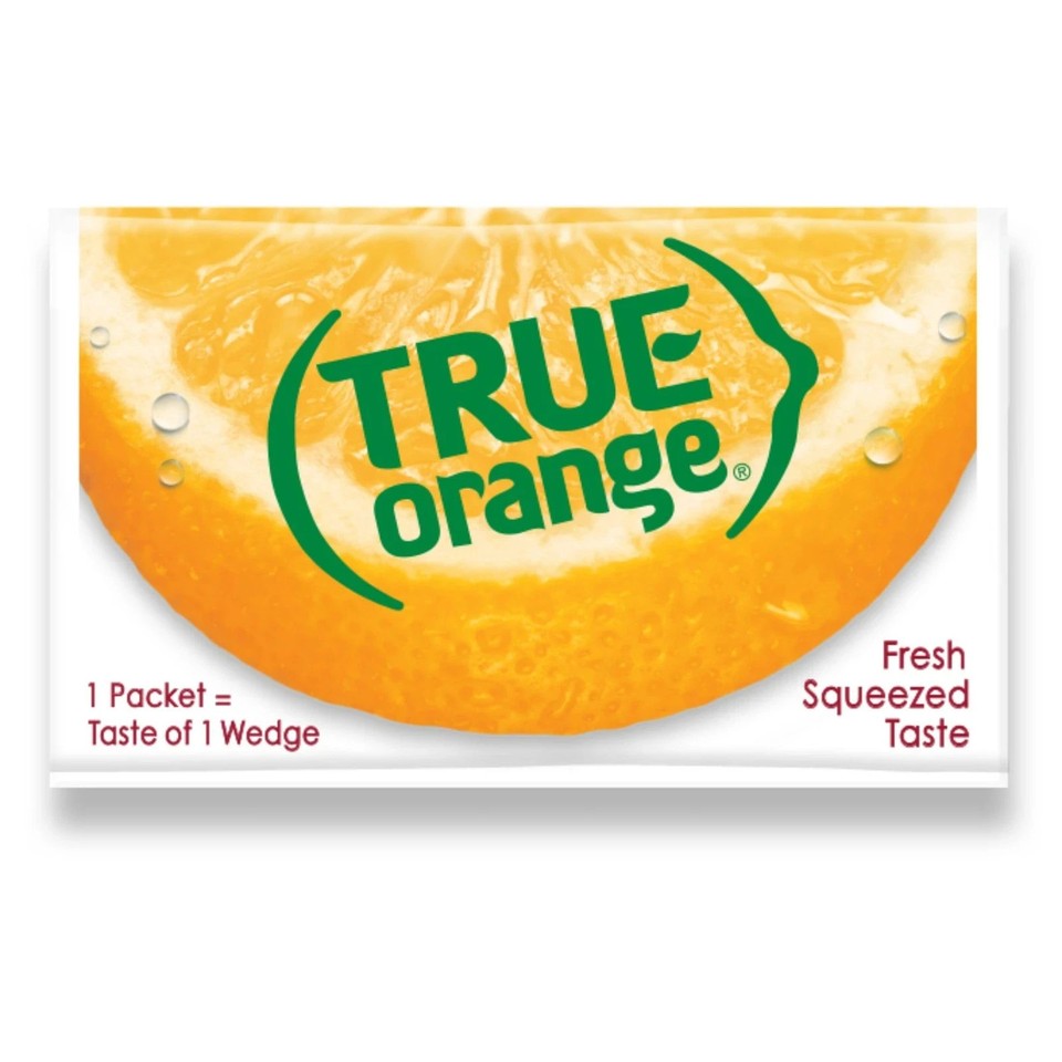 TRUE ORANGE Water Enhancer Bulk Pack Zero Calorie Flavoring For Bottled ...