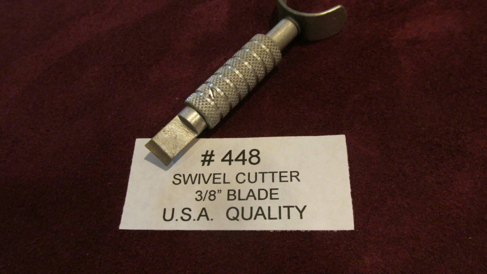 # 448 Leather carving SWIVEL CUTTER U.S.A. New Tool Leather Craft ...