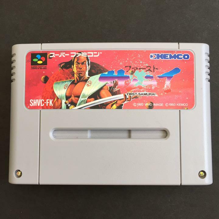 SFC SNES KEMKO First Samurai Action SHVC-FK Super Famicom Nintendo ...