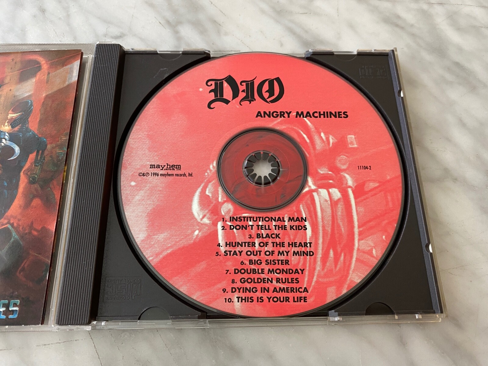 Dio Angry Machines CD ORIGINAL USA PRESS! 1996 Mayhem 11104-2 Ritchie ...