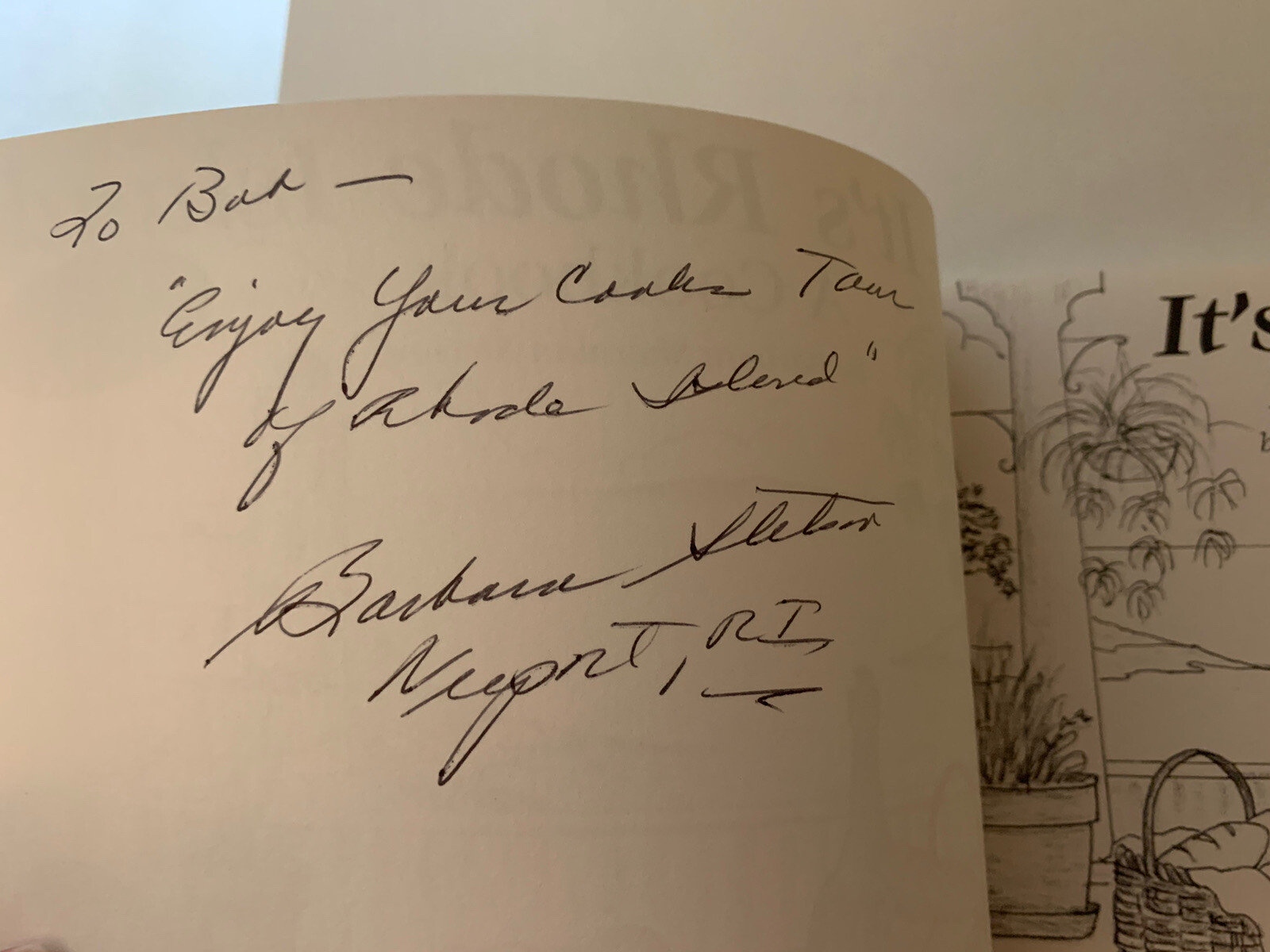 It's Rhode Island, A Cookbook, Barbara Sherman Stetson 1999 PB 1st ...