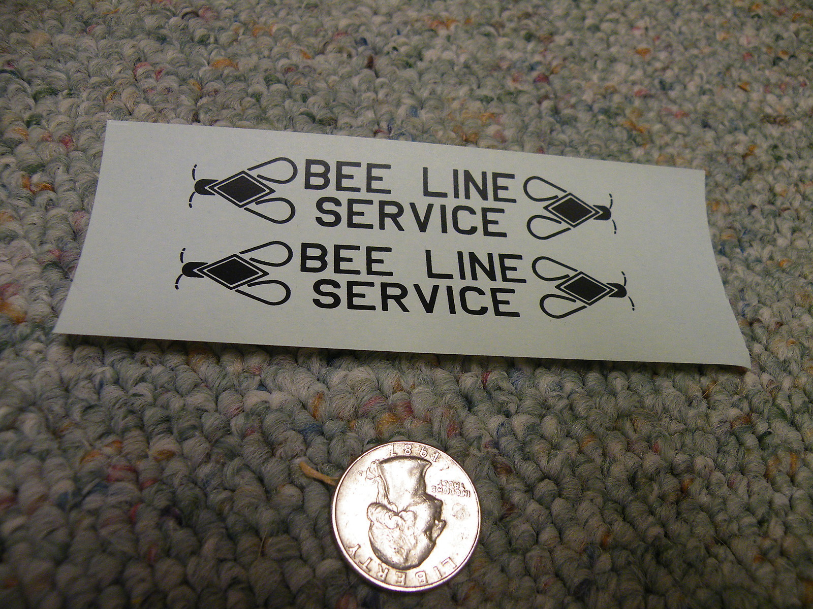 Herald King decals O Reading Bee Line Service black ZZ122 | eBay