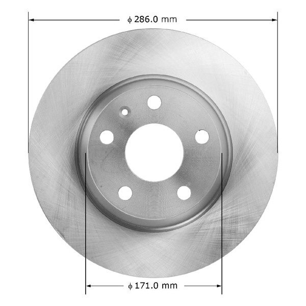 For 2008-2009 Audi TT Solid Rotor, 2008-2015 Audi TT Quattro, Rear ...