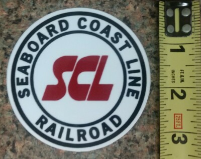 SCL Seaboard Coast Line Railroad Railway Train Logo Sticker Decal High ...