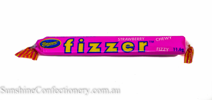 FIZZERS STRAWBERRY LOLLY - BEACON - 72 pieces Pink Fizzer Lollies Post ...