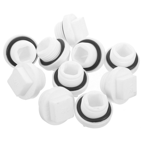 10pcs Plastic Hose Plugs Replaceable Hose Stoppers Water Hose End Plugs ...