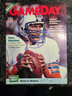 New York Giants Dallas Cowboys 9/9/84 NFL GameDay Program Dan Marino | eBay