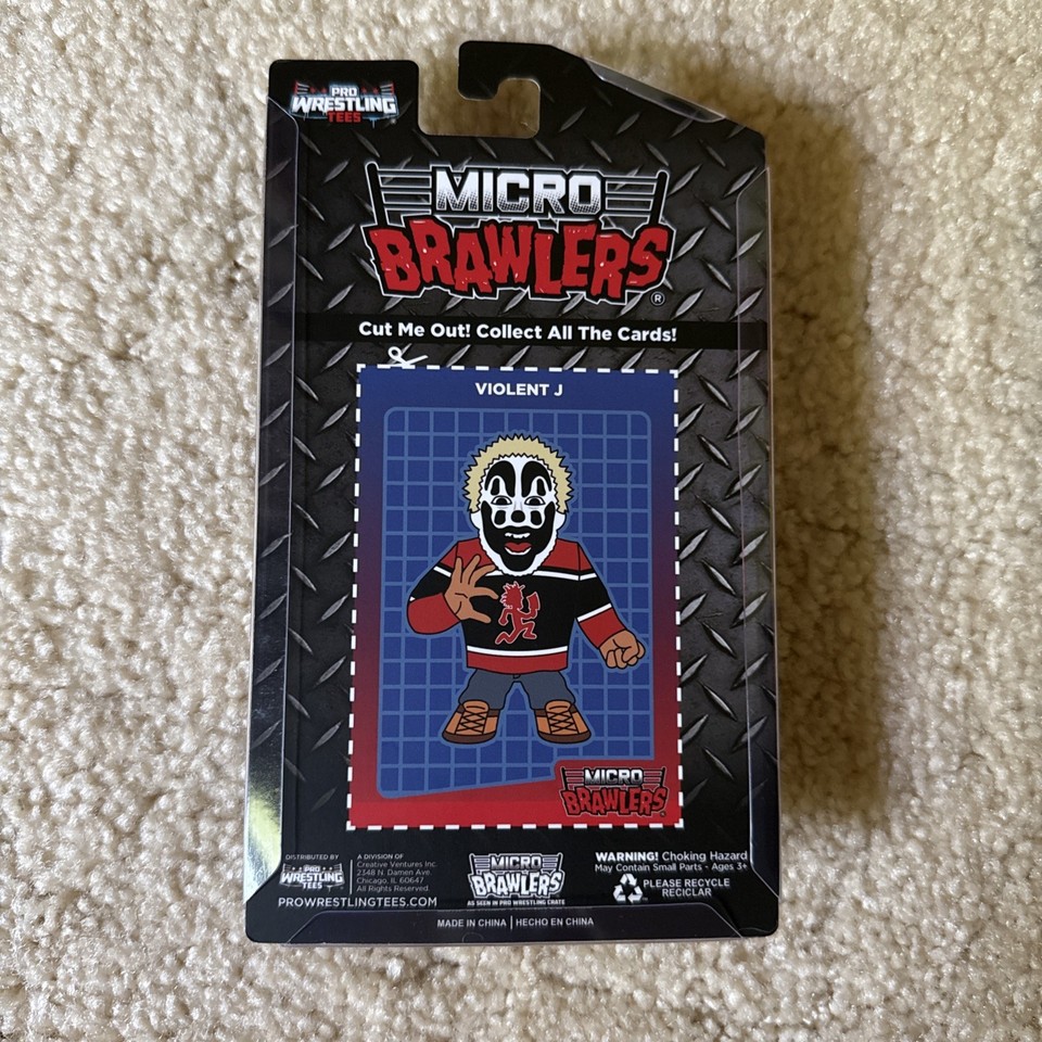JCW Exclusive INSANE CLOWN POSSE Micro Brawlers Figures ICP Set Of 2 ...