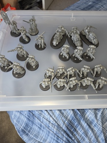 Warhammer 40K - Indomitus Box Set Marines Half well built no issues | eBay