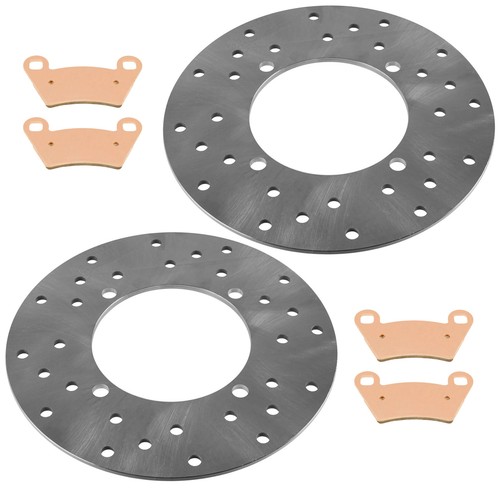 2x Rear Brake Disc w/Pads for Polaris Ranger XP 1000 Ranch Northstar ...
