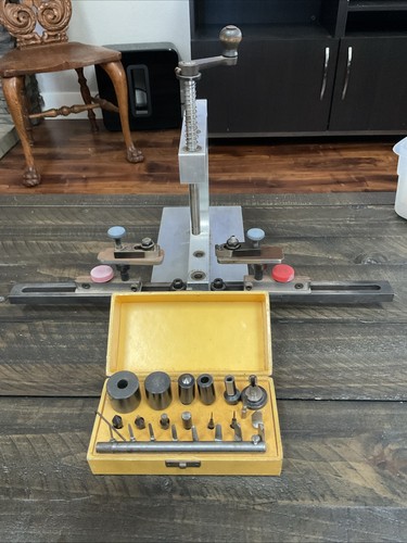 CLOCKMAKERS BUSHING TOOL WITH BERGEON CUTTERS AND STAKES SET | eBay
