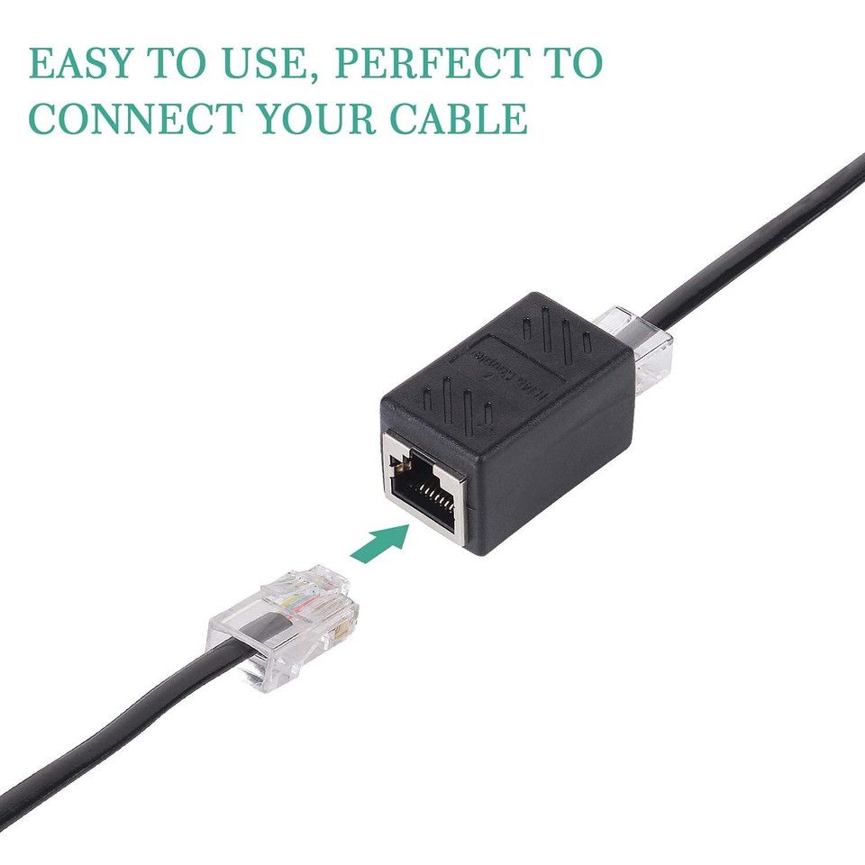 Phone Ethernet Adapter RJ45 RJ11 AdapterRJ45 to RJ11 Adapter RJ11 Male ...