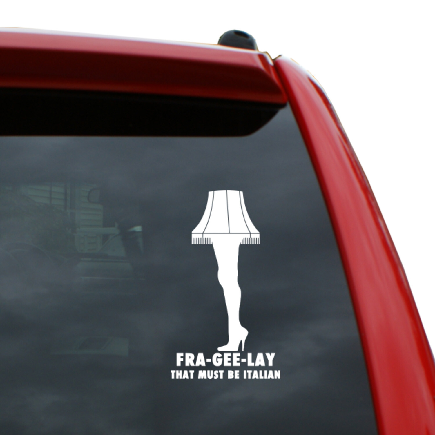A Christmas Story - Leg Lamp Vinyl Decal | Color: White | 5" Tall | eBay