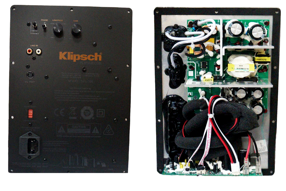 Klipsch Amplifier / Amp Module replacement for SPL-100 powered 10 inch subwoofer | eBay