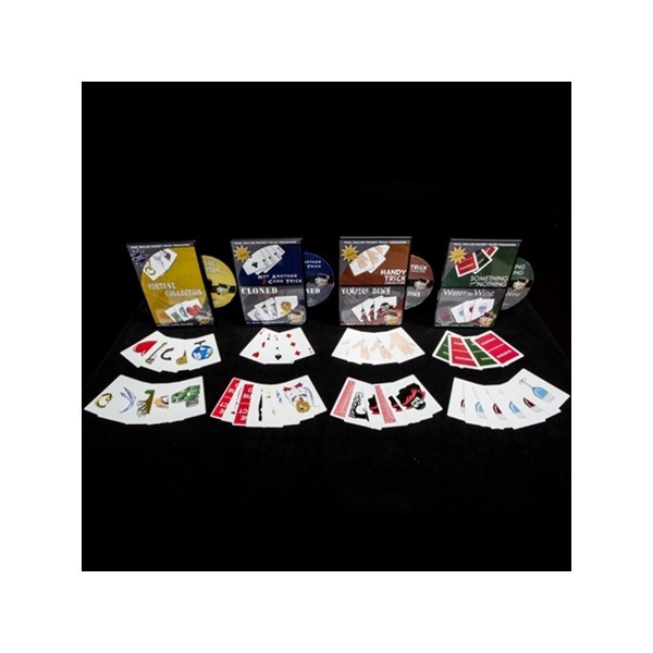 HALLAS PACKET TRICK ULTIMATE BUNDLE WITH 4 DVD'S & SPECIAL CARDS MAGIC ...