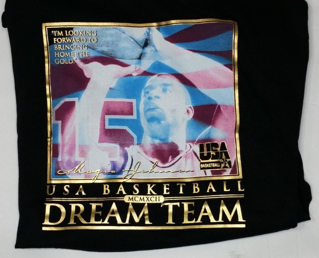 2006 Nike MAGIC JOHNSON 1992 Dream Team USA basketbal… - Gem