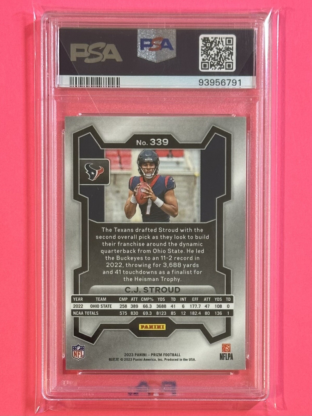 2023 Panini Prizm - Rookies C.J. Stroud #339 Silver Prizm (RC) for sale ...