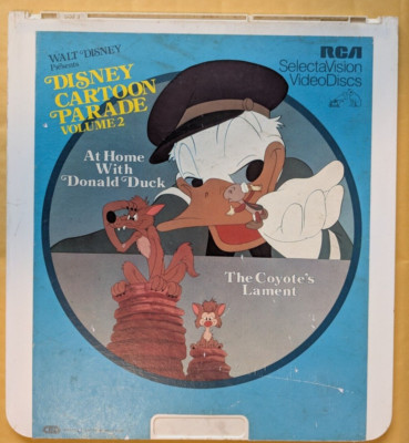 DISNEY CARTOON PARADE VOLUME 2 CED Capacitance Electronic Video Disc ...