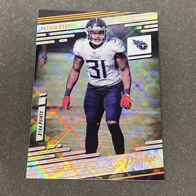 Kevin Byard Xtra Points DIAMOND Parallel Card 2021 Panini Prestige #181 ...