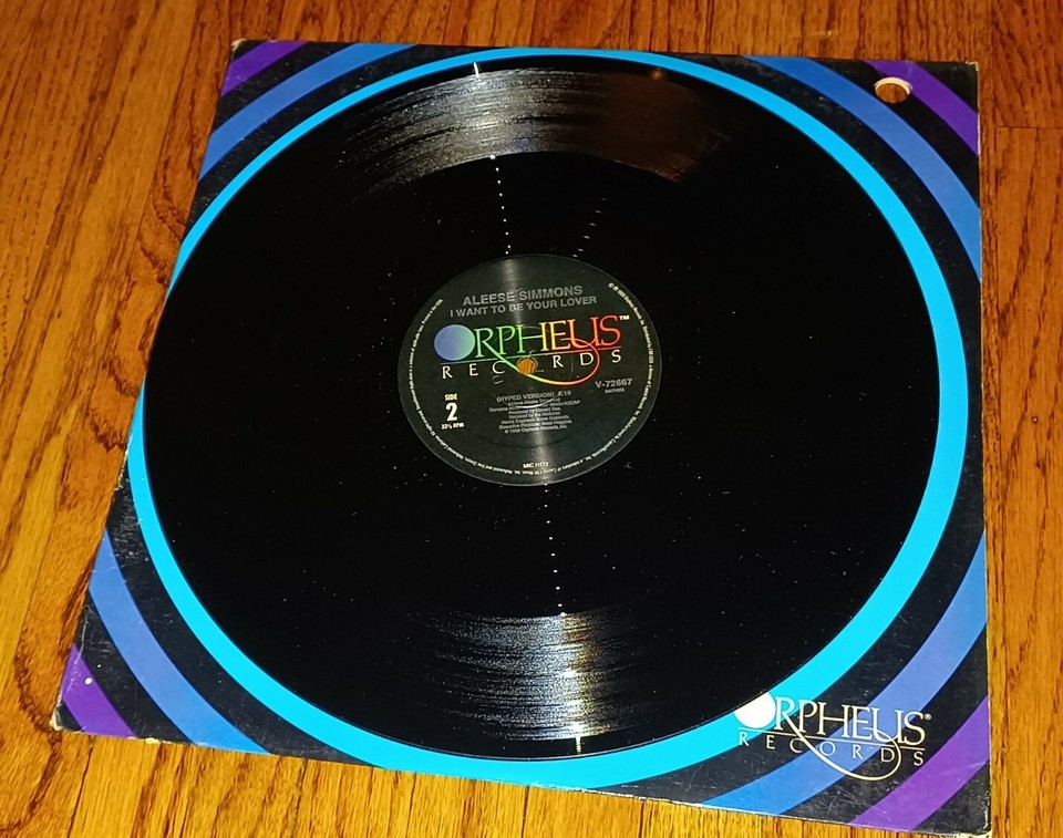 I Want To Be Your Lover Aleese Simmons~1988 RnB Swing 12" Single~FAST ...