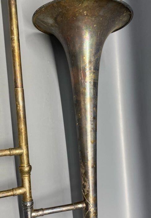 Vintage Buescher Dual Bore Trombone RARE (Elkhart) 1920s | eBay