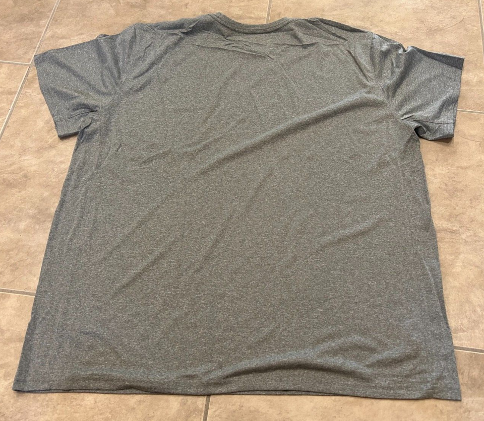 Nike Tee Dri-Fit Shirt Gray Adult L Large NEW Plain Blank | eBay
