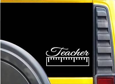 Teacher Ruler K635 8 inch Sticker teaching decal | eBay