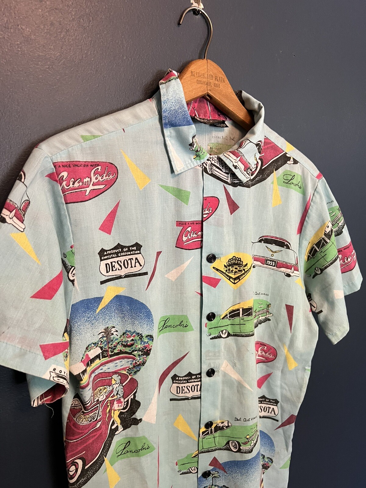 Vintage 60’s Bonhomme Cadillac Desota Car Button Up L… - Gem