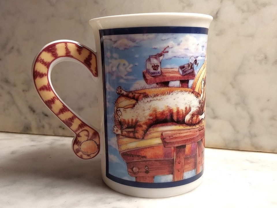 Cat Mug Danbury Mint Comical Cats Series Cat Nap Never Used Vintage | eBay