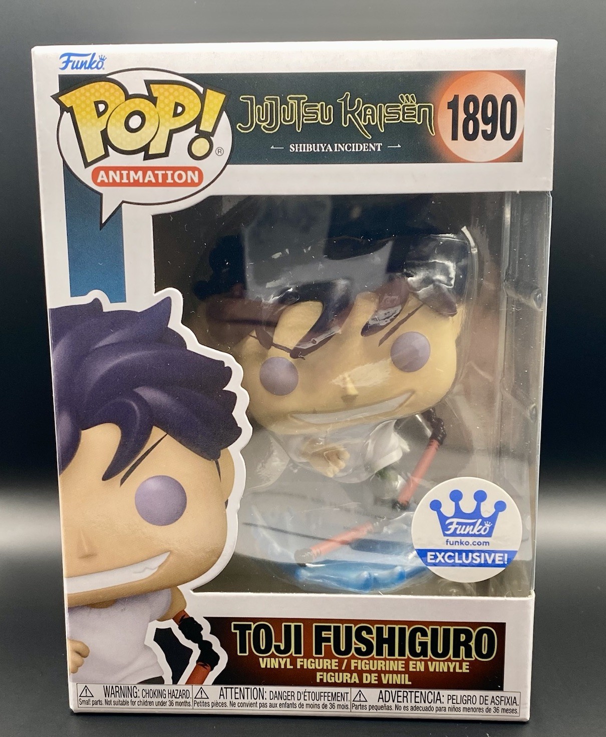 Funko Pop! Jujutsu Kaisen Toji Fushiguro (Possessed) #1890 W/PROTECTOR ...