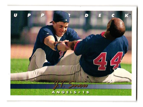 1993 Upper Deck #785 J.T. Snow California Angels Baseball Card | eBay