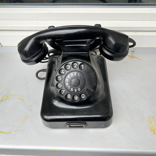 Bakelit Telefon W48 Krone Schwarz | eBay.de